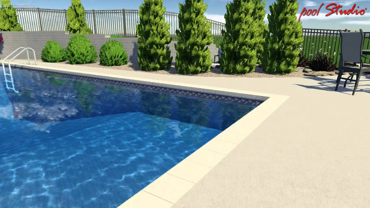 Cedarburg pool with pavilion and grill island - YouTube