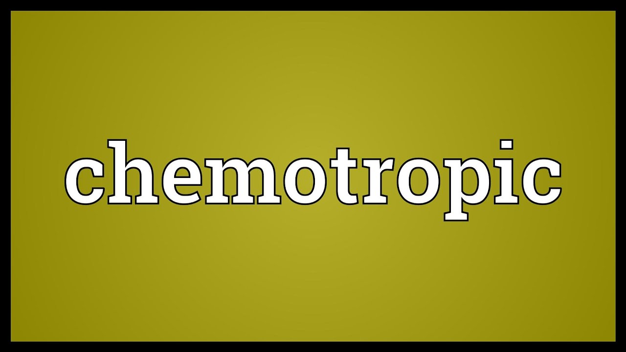 Chemotropic Meaning - YouTube