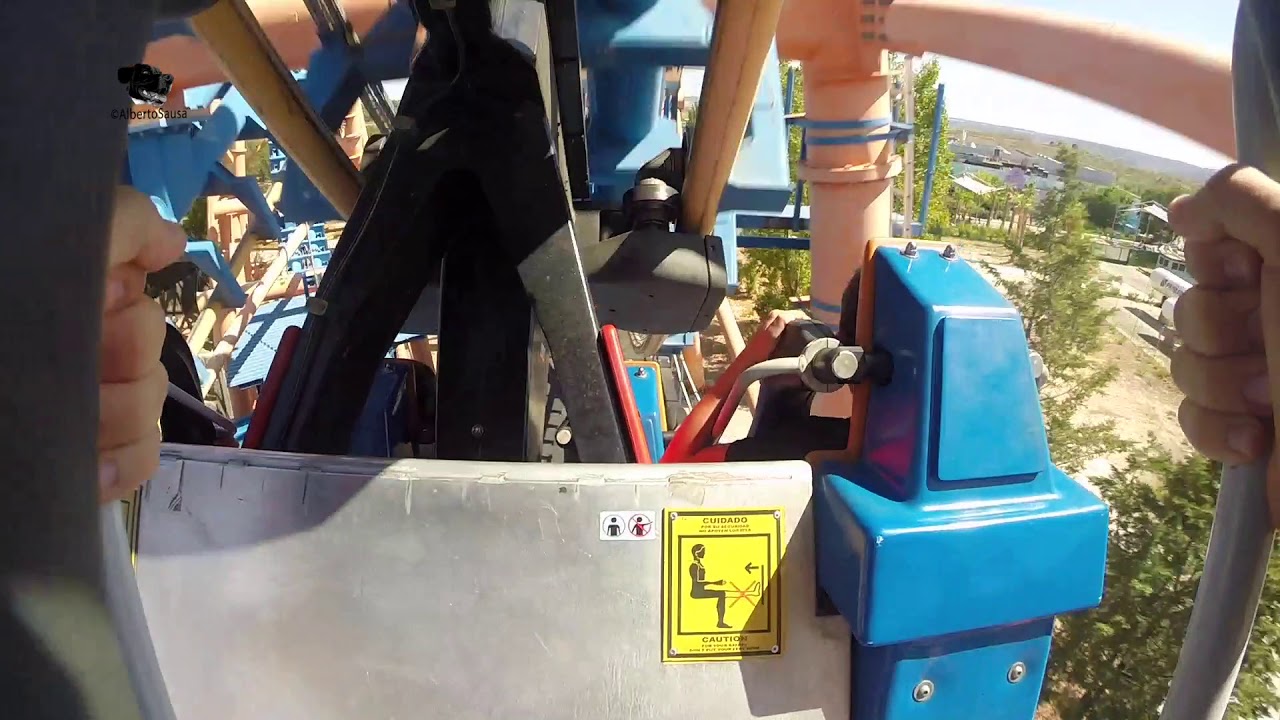 Stunt Fall Parque Warner Madrid GoPro HD - YouTube