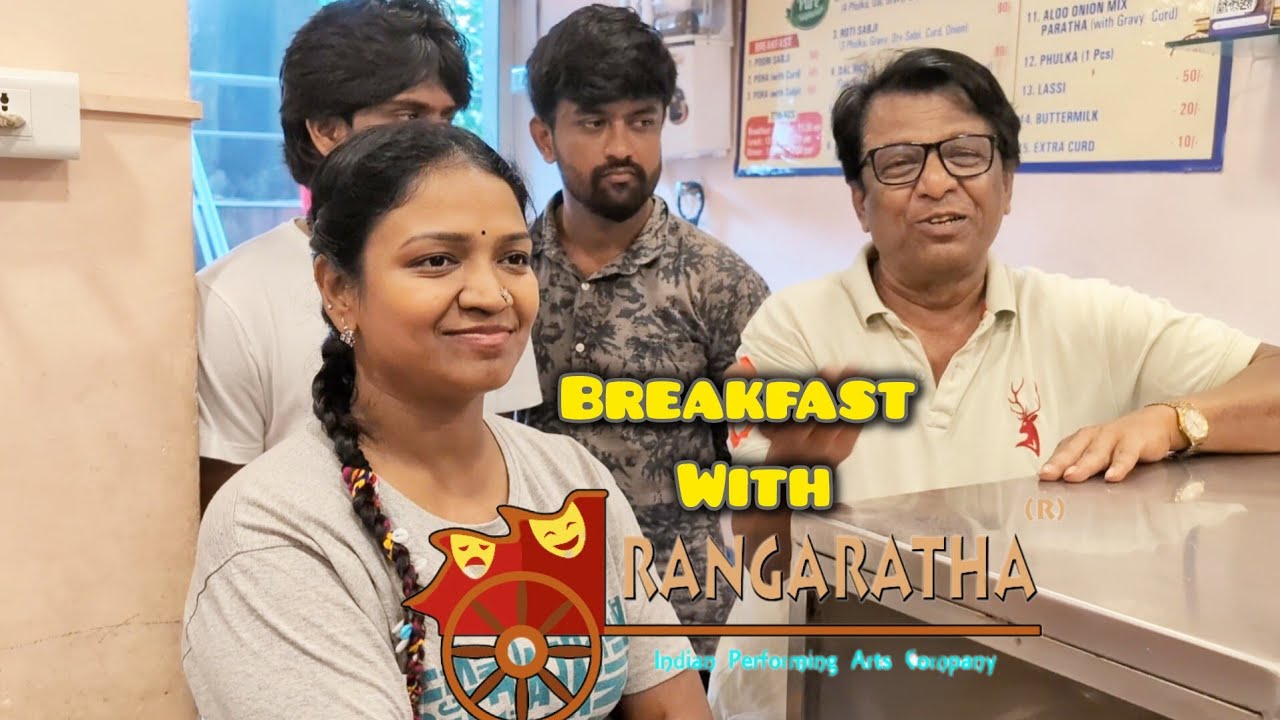 UP Style Breakfast with Rangaratha Team | ರಂಗರಥ | Swetha Srinivas ...