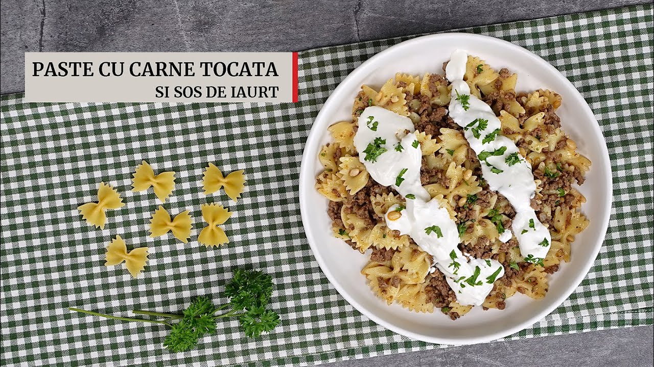 📌 Paste cu carne tocată și sos de iaurt - YouTube