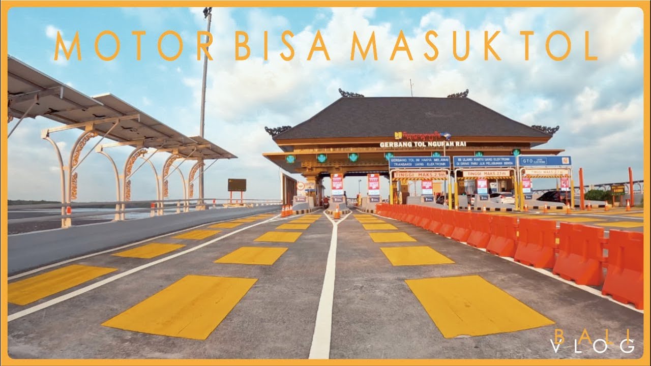 Cuma Di BALI Naik Motor Bisa Masuk Tol Di Atas Laut ‼️ TOL BALI MANDARA ...