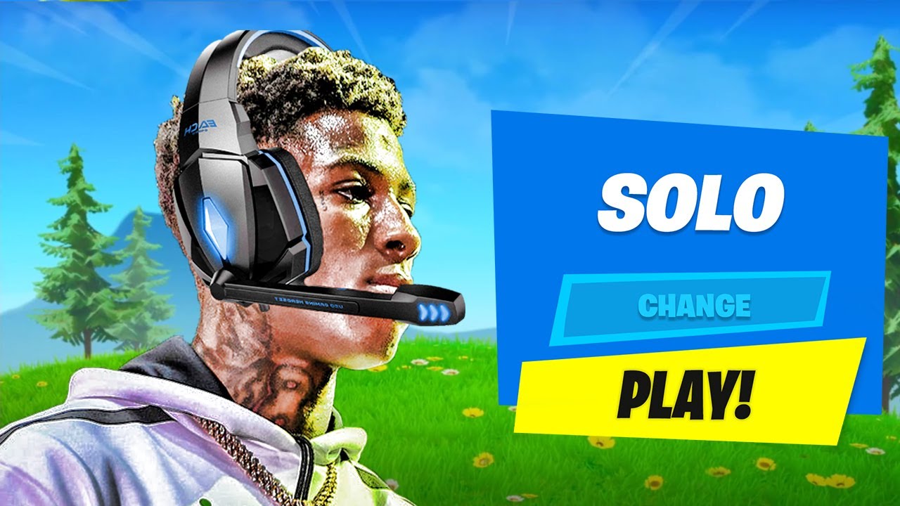 NBA YOUNGBOY PLAYS FORTNITE - YouTube