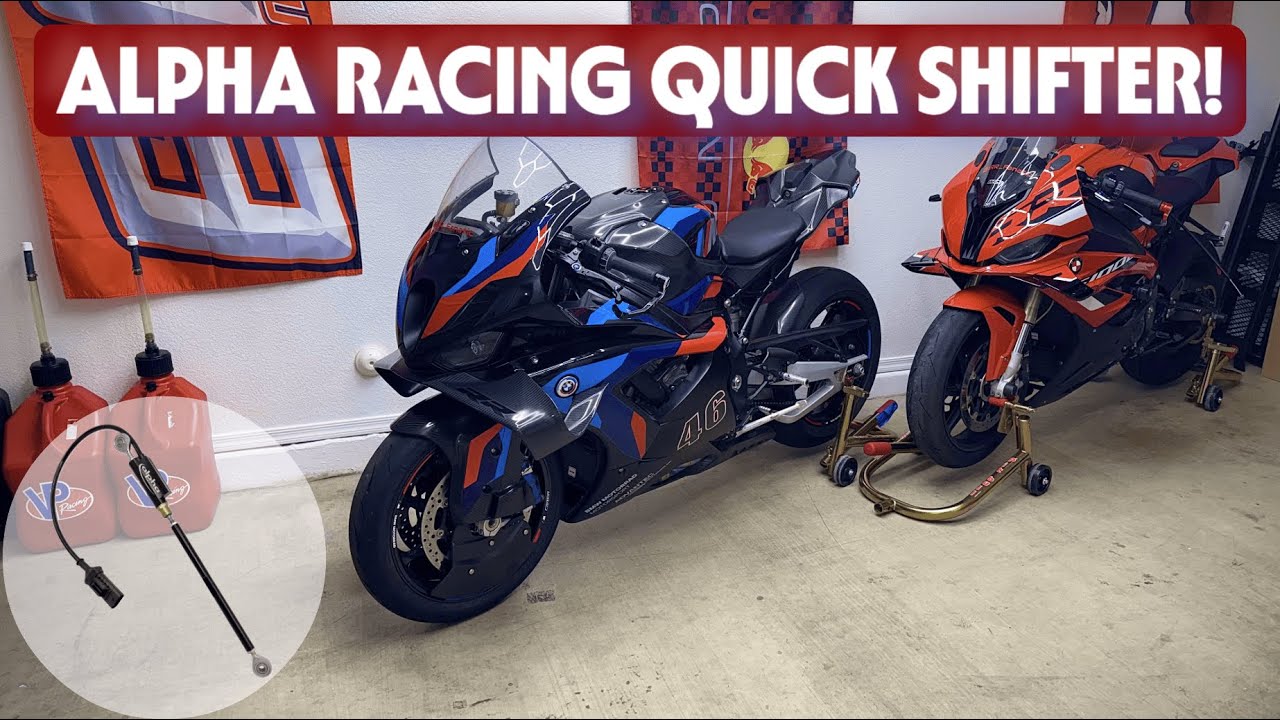 ALPHA RACING QUICK SHIFTER! ON MY 2026 M1000RR - YouTube