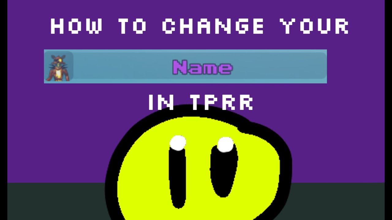 How to do the Name Tag Color/Text Font Glitch in TPRR! - YouTube