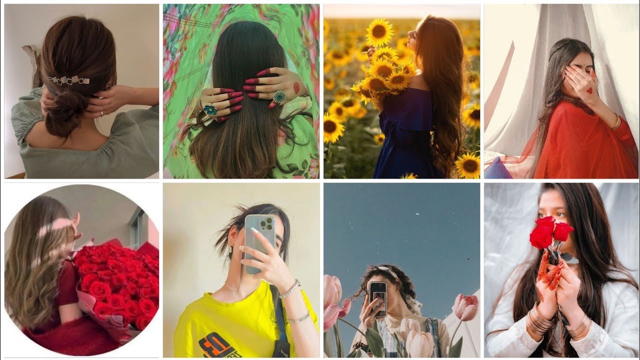 Latest hidden face dpz collection for girls😍beautiful girls dpz and ...