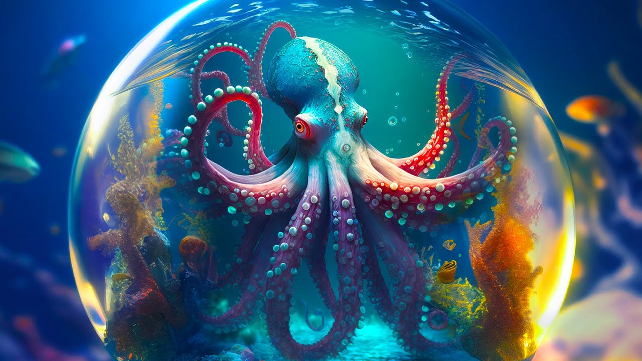 Aquarium Octopus - Chill beats to relax/study (Lofi Hip Hop)|⚛️ Music ...