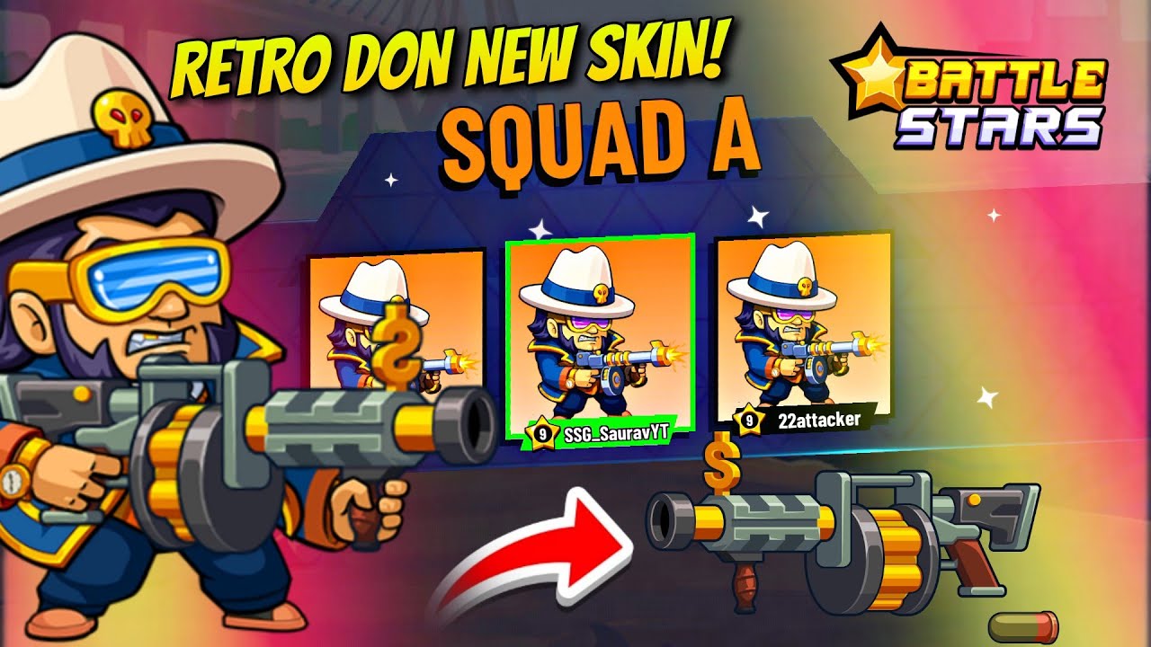 Battle Stars | DON Legendary Character NEW Skin & Super Weapons Squad ...