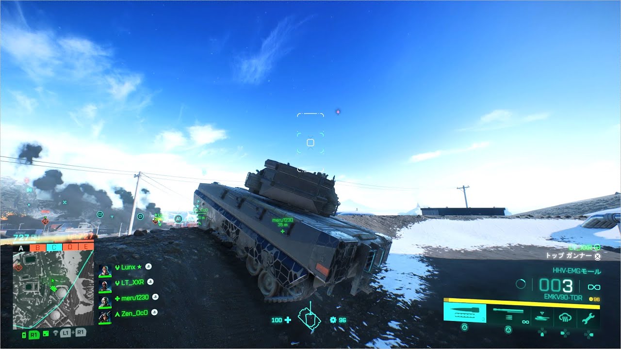 Battlefield 2042 - Electric Railgun Tanks EMKV90-TOR Attack ／ CONQUEST ...