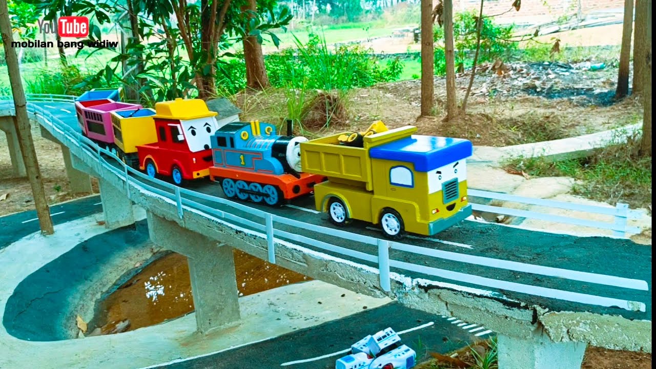 Bermain Mobil Gandeng, Mobil Truk, Kereta Api Thomas, Mobil Pemadam ...