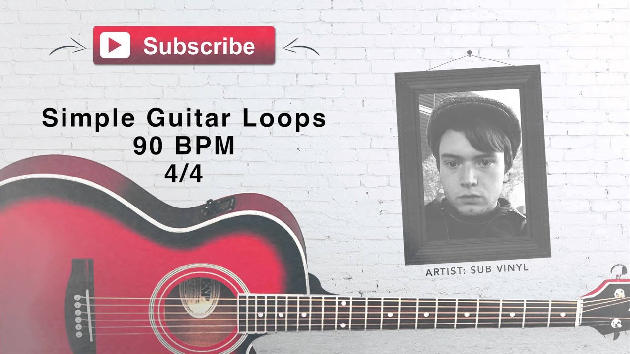 Simple Guitar Loop (90 bpm) - YouTube