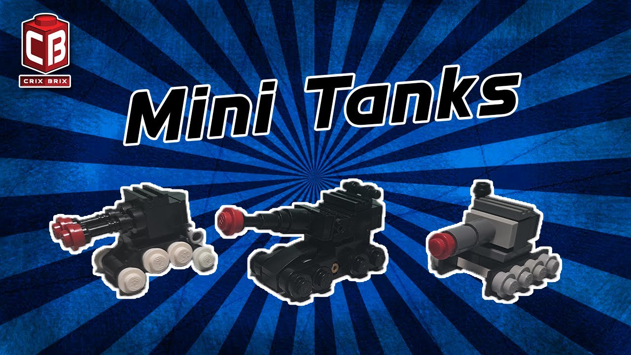 How to Build LEGO Mini Vehicles Tanks MOC - YouTube