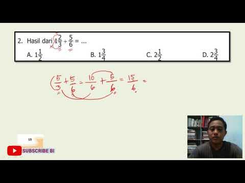 2. hasil dari 1 2/3 + 5/6 = - YouTube