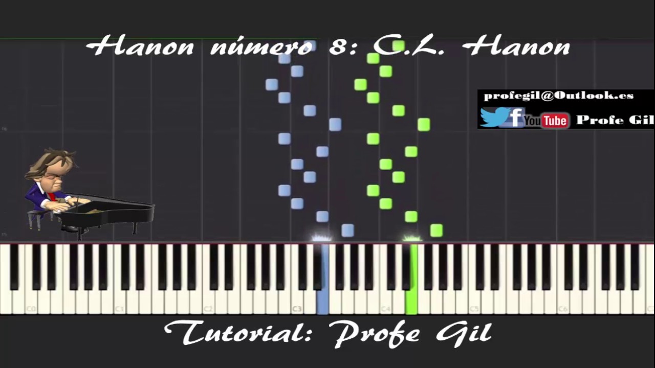 Tutorial Hanon 8 - YouTube