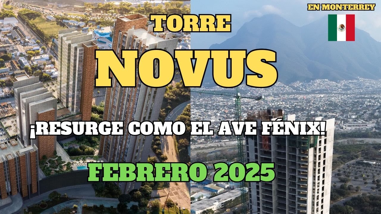 TORRE NOVUS (150m) en construcción, febrero 2025, junto al Parque ...