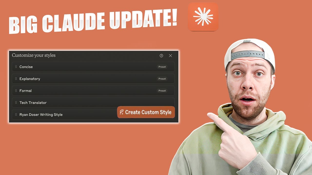 This New Claude Update is a Big One! (Custom Writing Styles) - YouTube