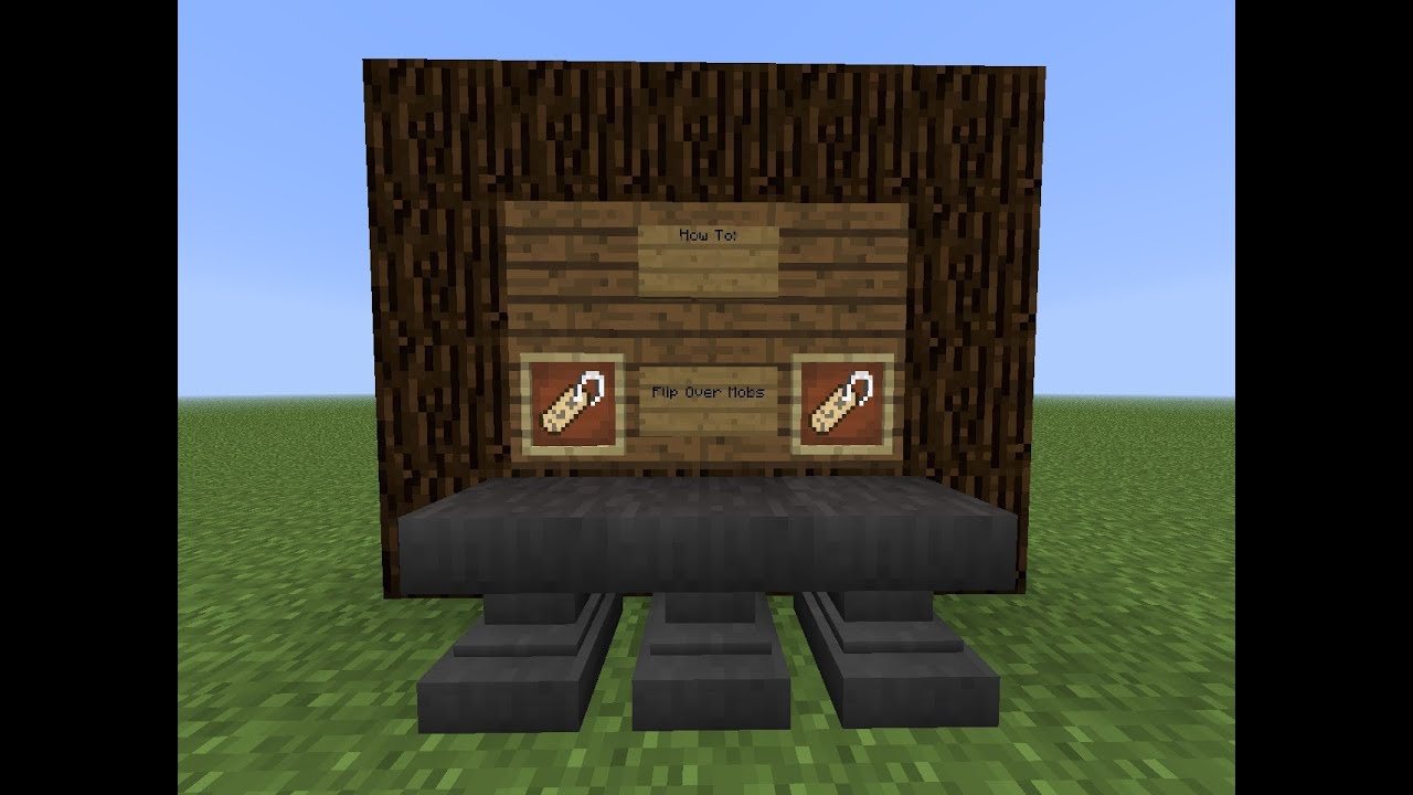Minecraft: How To Flip Over Mobs! 1.6.2 Update - YouTube