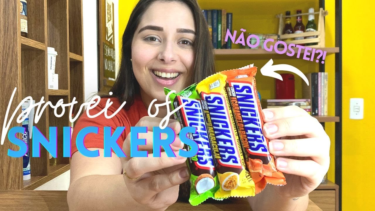 SNICKERS DE BACON é bom? Provei TODAS as edições limitadas ...