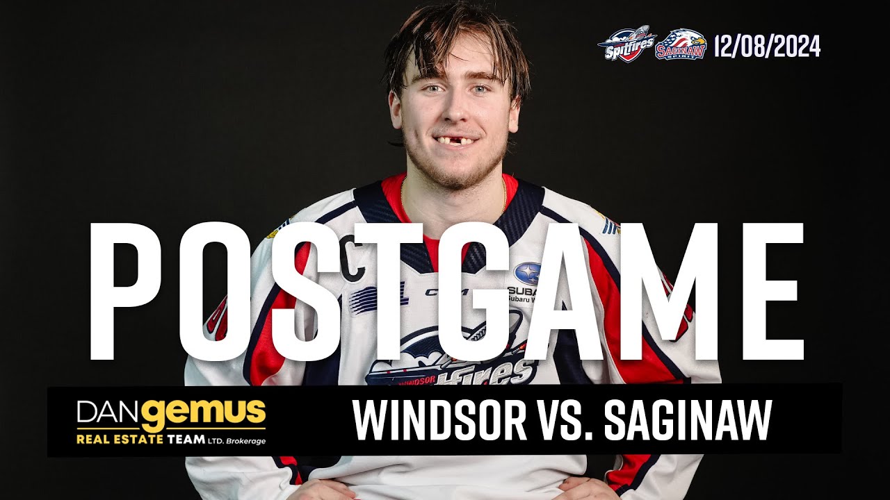 POSTGAME 12/8/24 WSR vs. SAG. Liam Greentree, Greg Walters and Jack ...