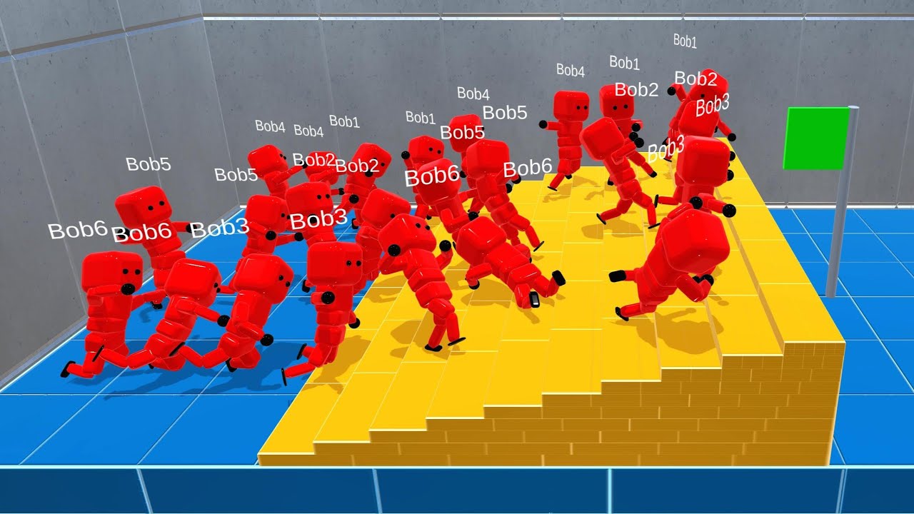 The Funny Process of AI Learning to Walk - YouTube