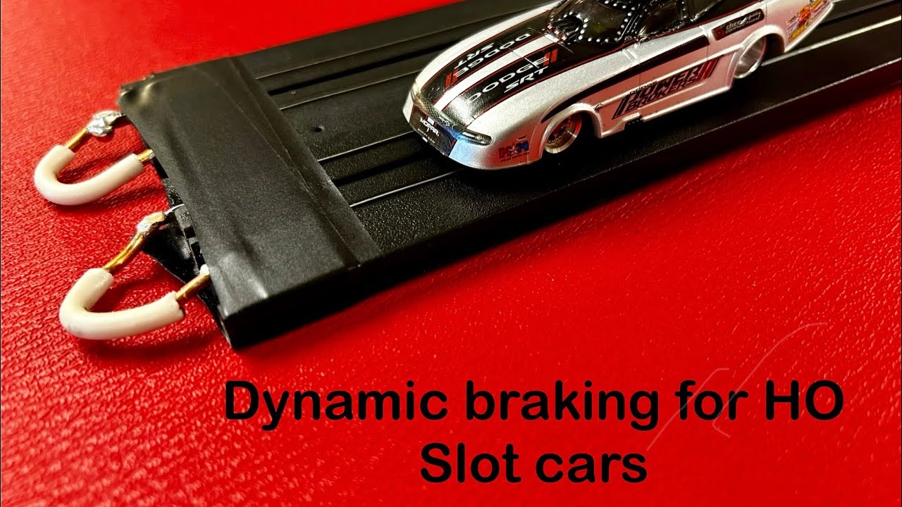 Braking for HO slot cars - YouTube