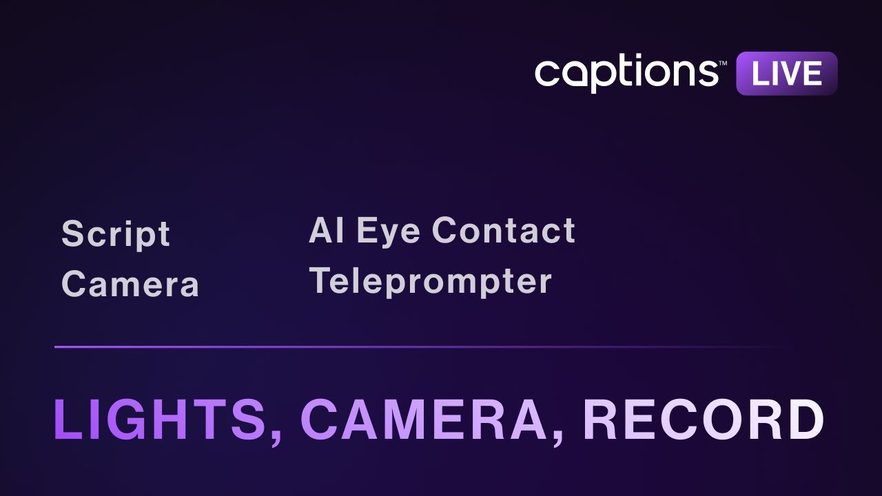 🔴 [Captions: LIVE] Lights, Camera, Record! - YouTube