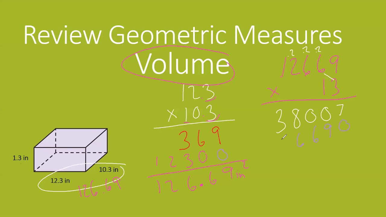 Volume with Decimals - YouTube