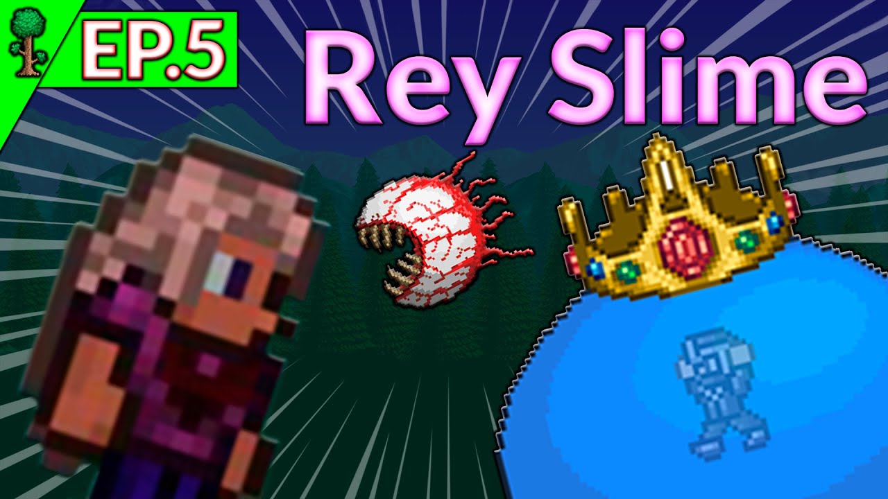Terraria Ep.5 || Nos enfrentamos al Rey Slime 👑 - YouTube