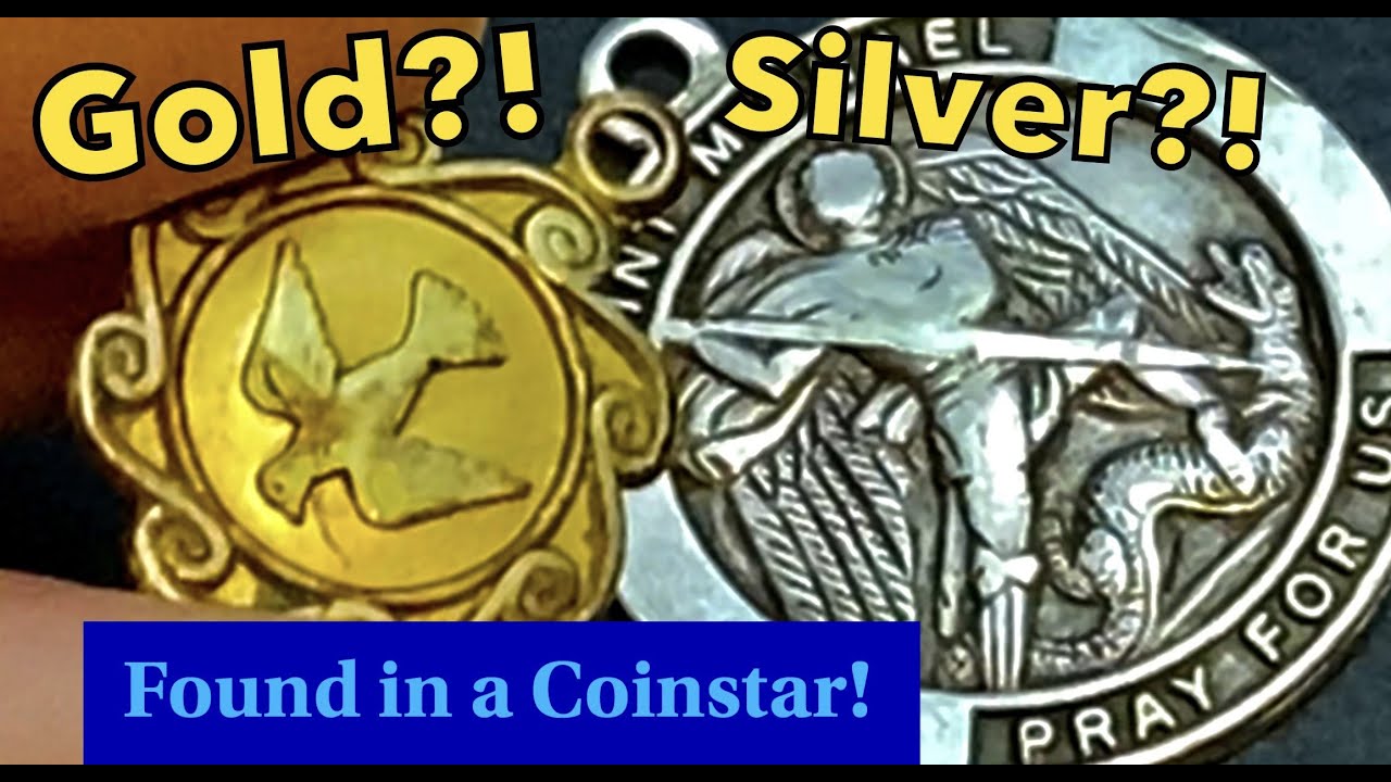 Gold & Silver Found Inside A Coinstar Machine?! - YouTube