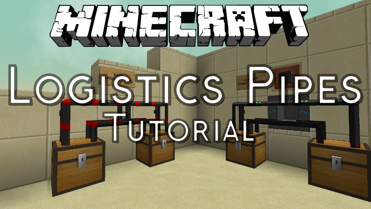 Logistics Pipes - Die Basics - Minecraft Tutorial - YouTube