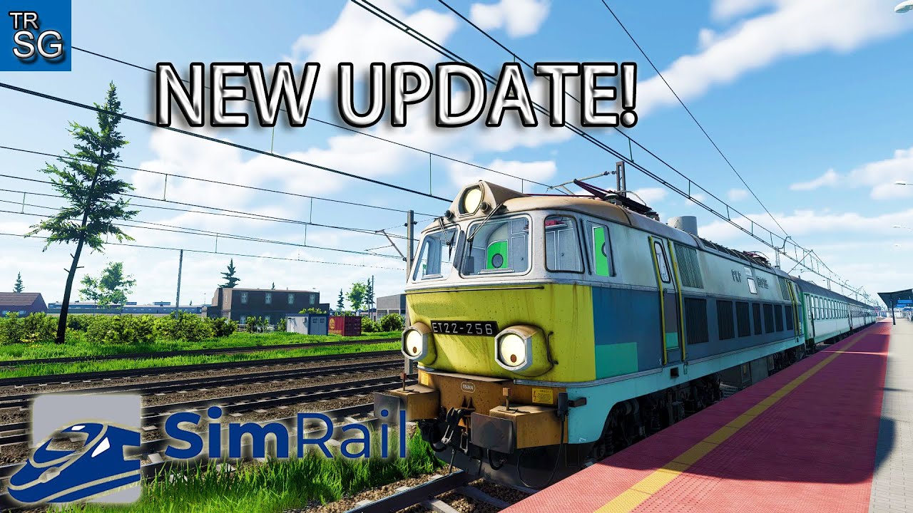 SimRail - The Railway Simulator - Cargo Pack DLC, New Big Update, New Train ET22 and More! #27 ...