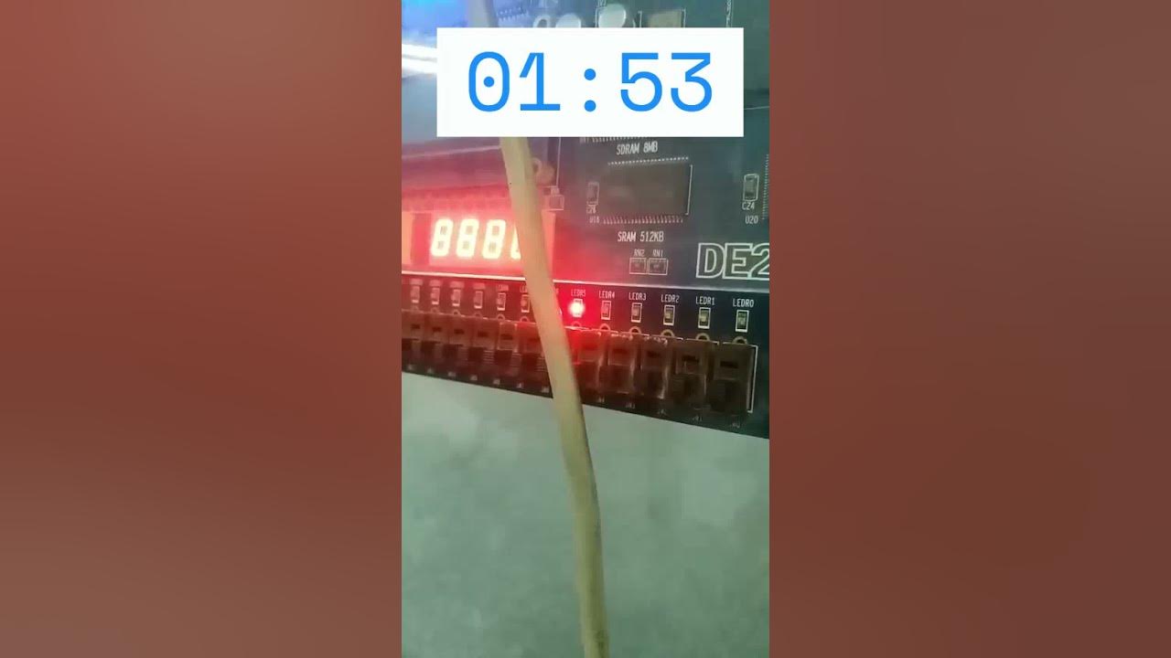 Altera FPGA tutorial - Controlling LEDs at the same time using NIOSII Processor (DE2 Board ...