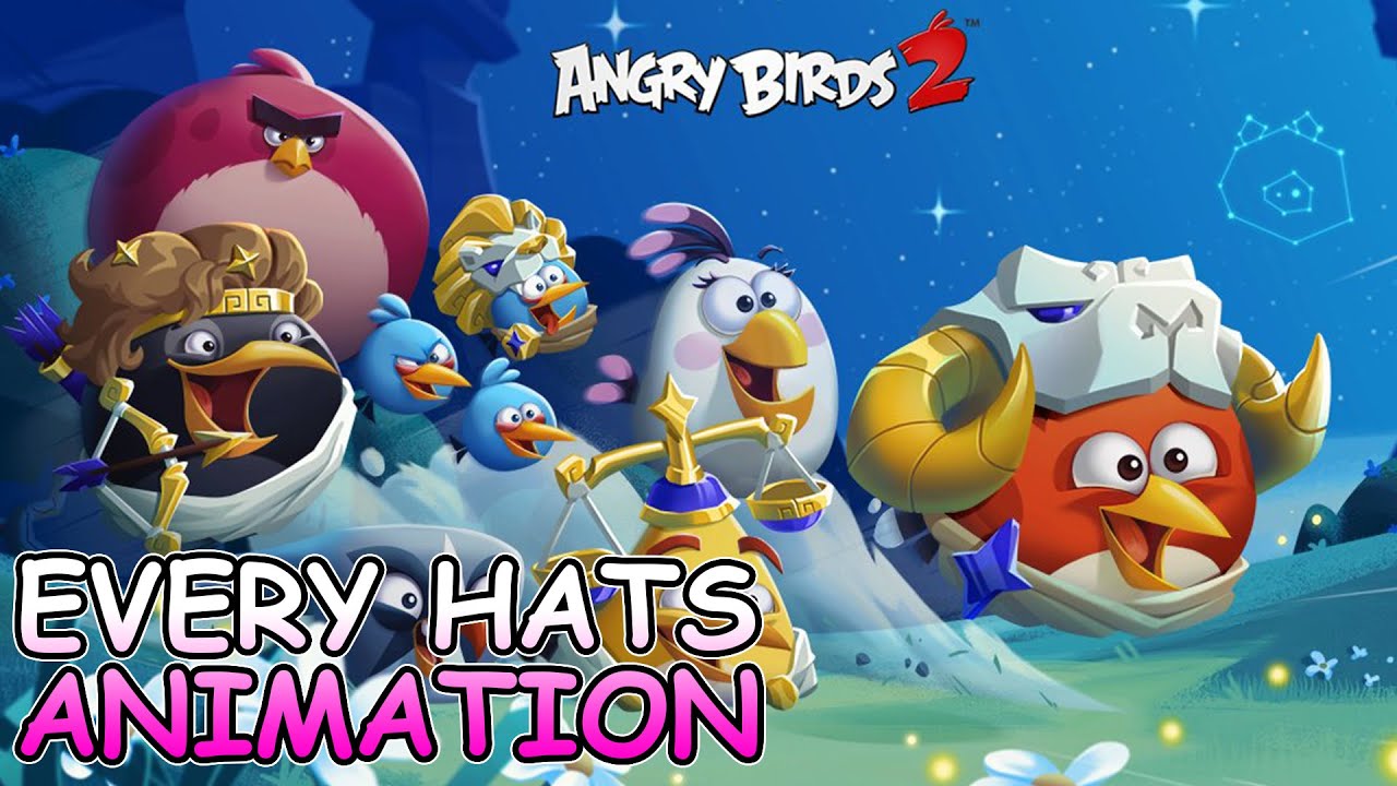Buying all the hat's from angry birds 2 hat shop - YouTube
