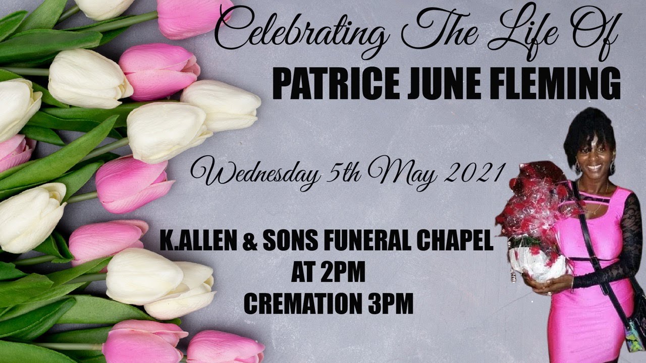 The Funeral Service Of Patrice June Fleming - YouTube