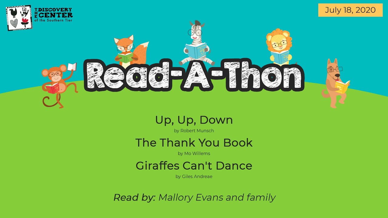 Mallory Evans reads with her family for The Discovery Center Read-A ...