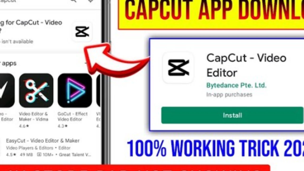 capcut app download kaise kare || how to download capcut app ...