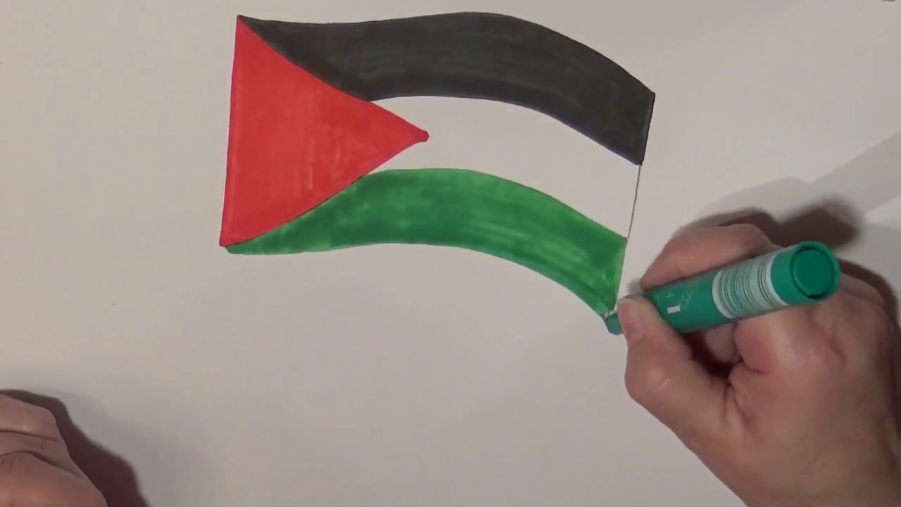 Learn geography How to draw a flag Jordan - YouTube