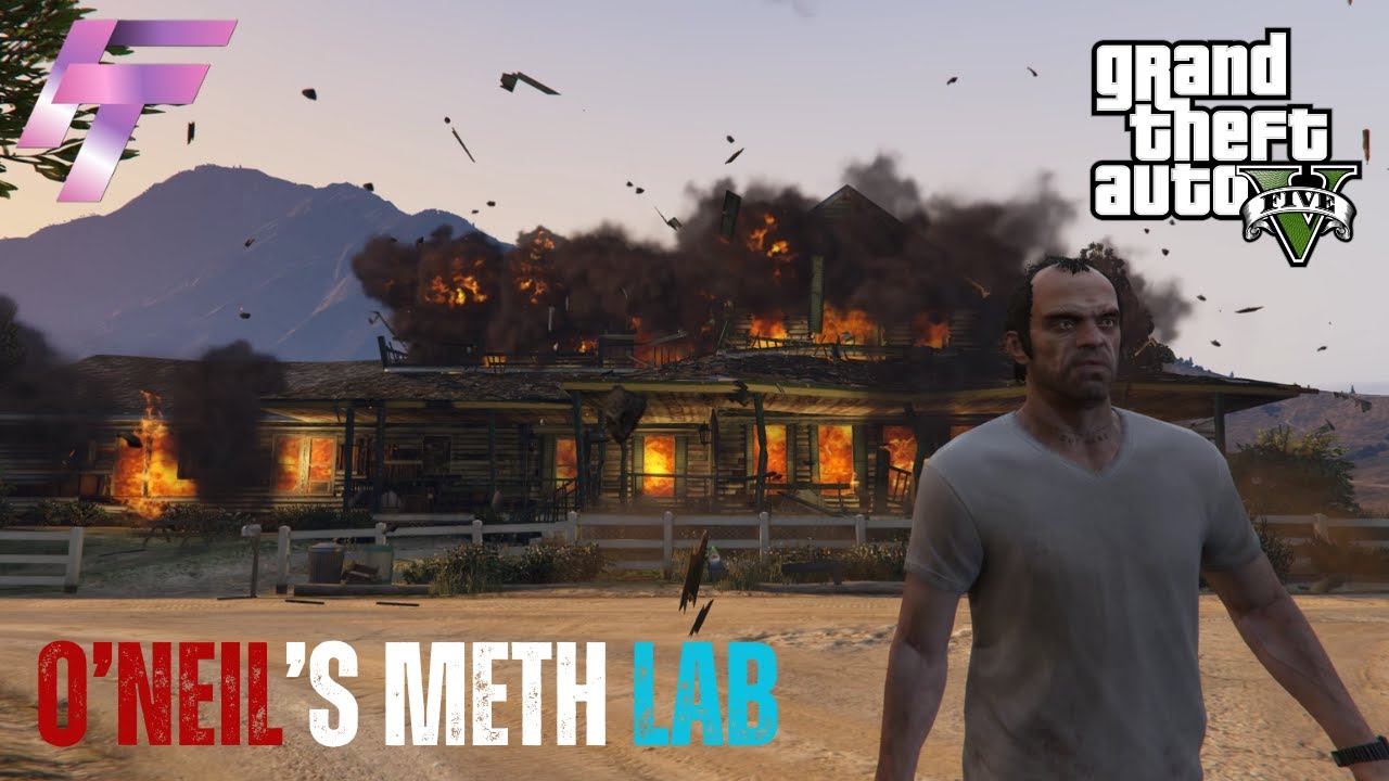 TREVOR DESTROYED O'NEIL'S METH LAB MISSION #14 GTA V WALKTHROUGH ...