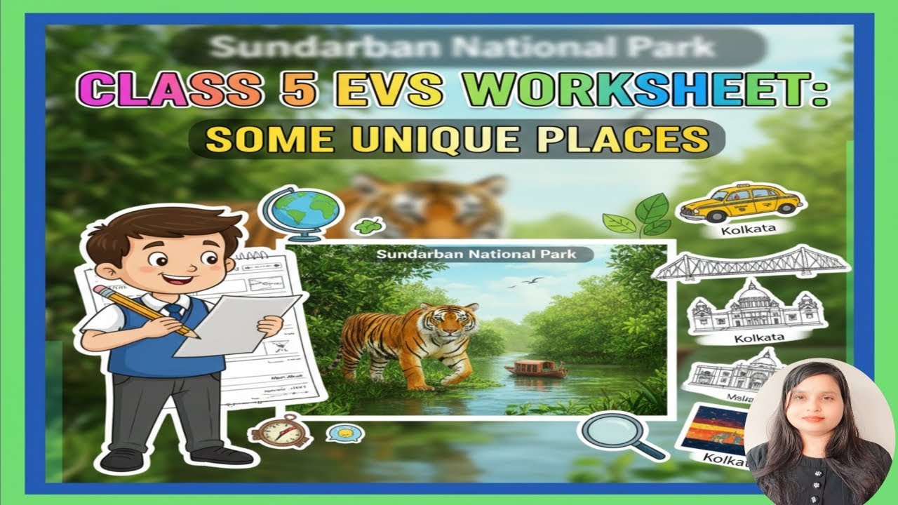 Class 5 EVS Worksheets | Some Unique Places | NCERT 2025 - YouTube