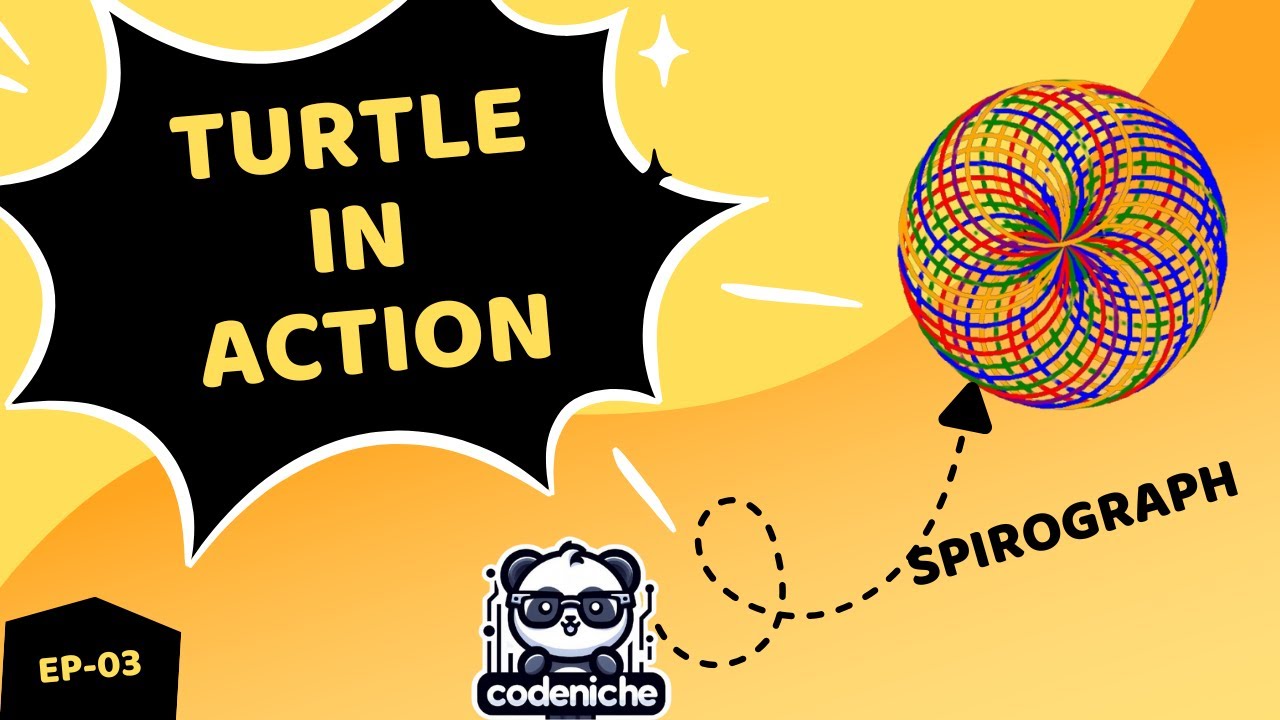 Draw Spirograph with Python Turtle | Episode-3 - YouTube