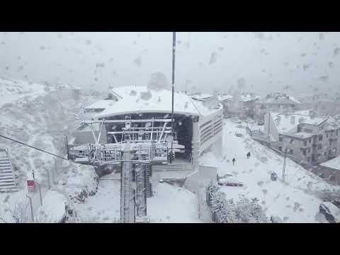 Ankara Karlı Havada Teleferik Yolculuğu #2 | Ankara Kar Yağışı 2020