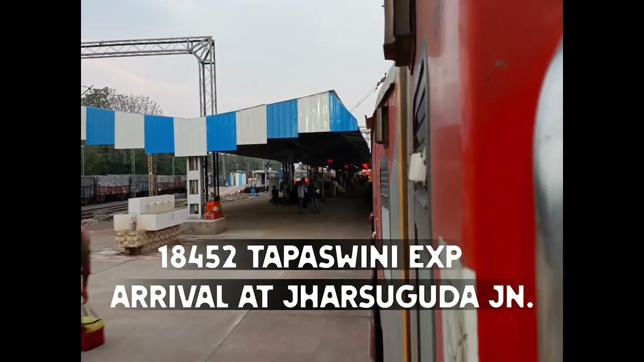 Early morning Arrival of 18452 Hatia Tapaswini Exp at Jharsuguda Jn. - YouTube