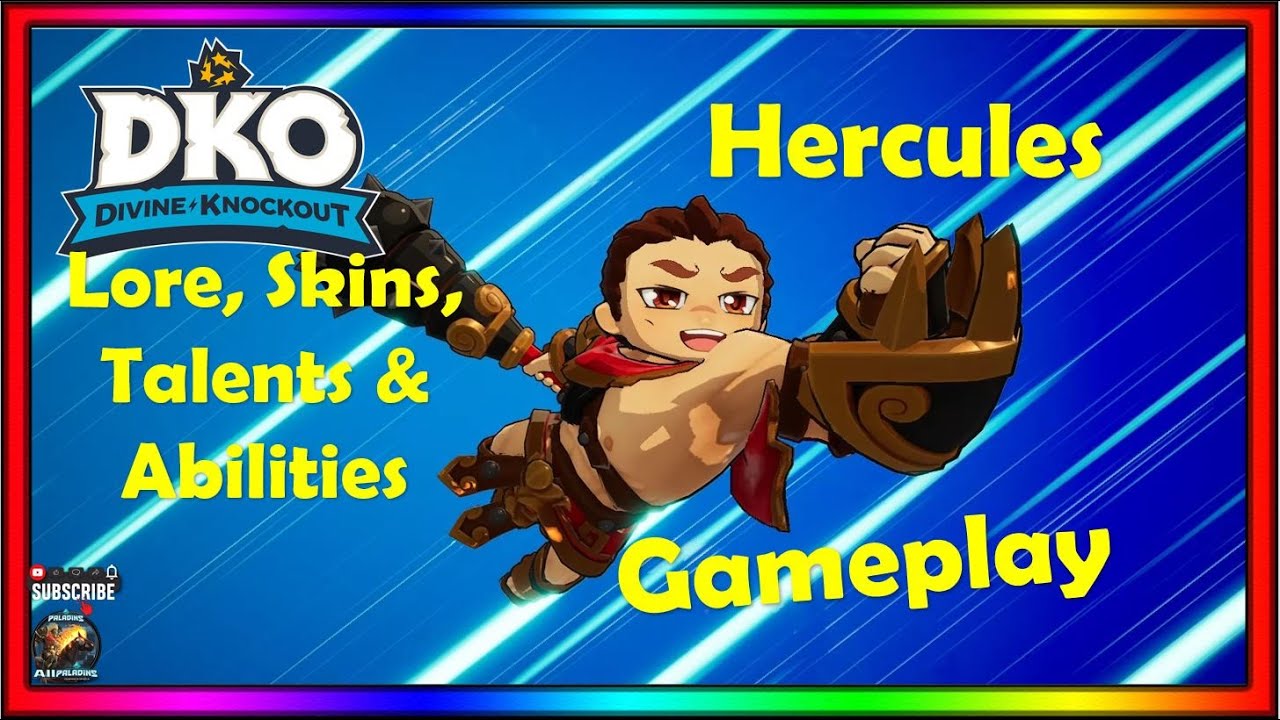Divine Knockout (DKO) - Hercules Lore, All Skins, Emotes, Cosmetics ...