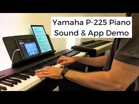 YAMAHA P-225 Digitale Piano Sound & App Demo