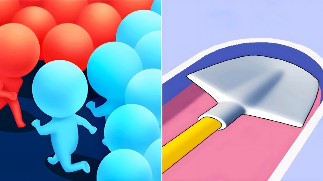 Count Master 3D vs Shovel Run 3D - Satisfying Max Levels / New Update ...