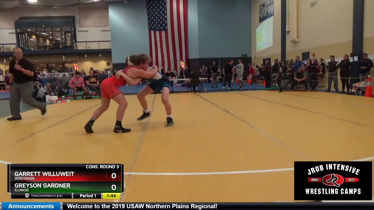 16U 145 Garrett Willuweit Wisconsin Vs Greyson Gardner Illinois - YouTube