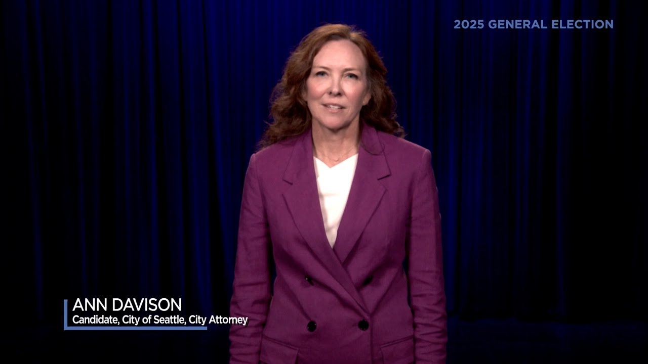 Ann Davison, candidate for City of Seattle City Attorney - YouTube