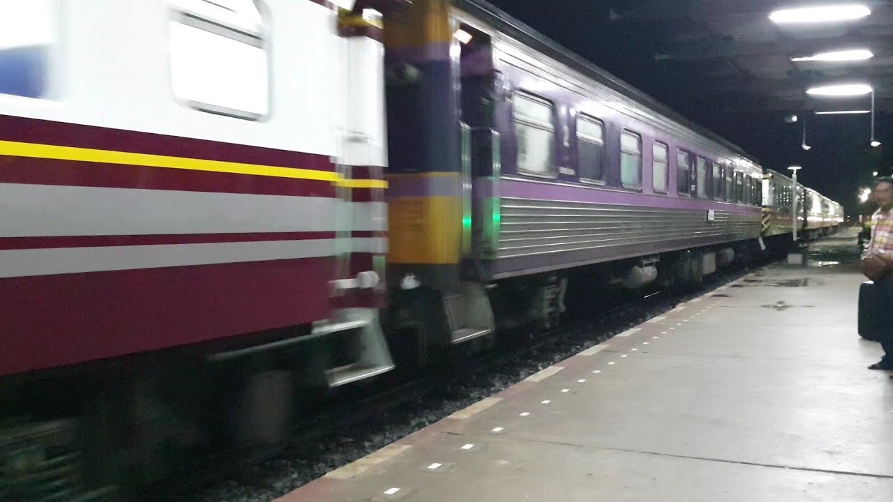 ขบวน 969 รถพิเศษจัดเฉพาะไปรับทหารเกณฑ์ ผ่านบ้านโป่ง special train 969 ...