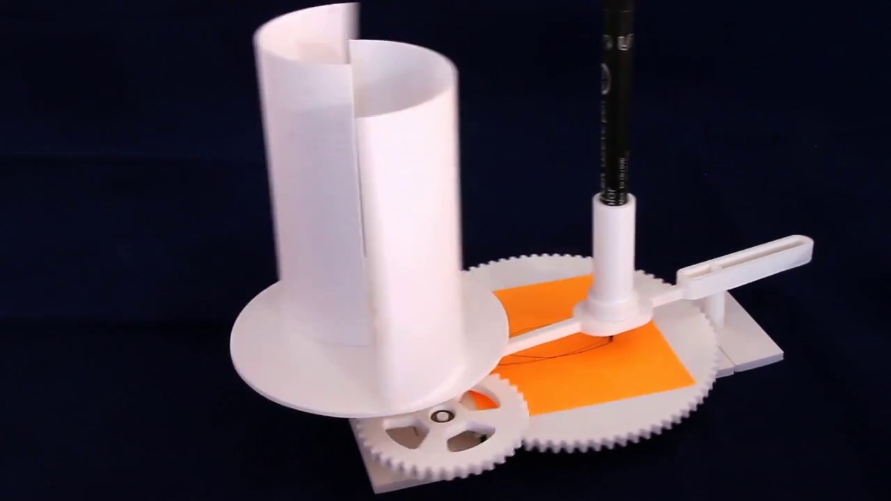 Wind Powered Drawing Machine - YouTube