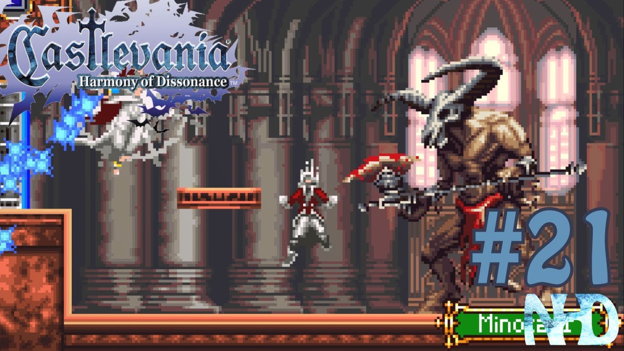 Let's Play Castlevania: Harmony of Dissonance (pt21) Minotaur Boss ...